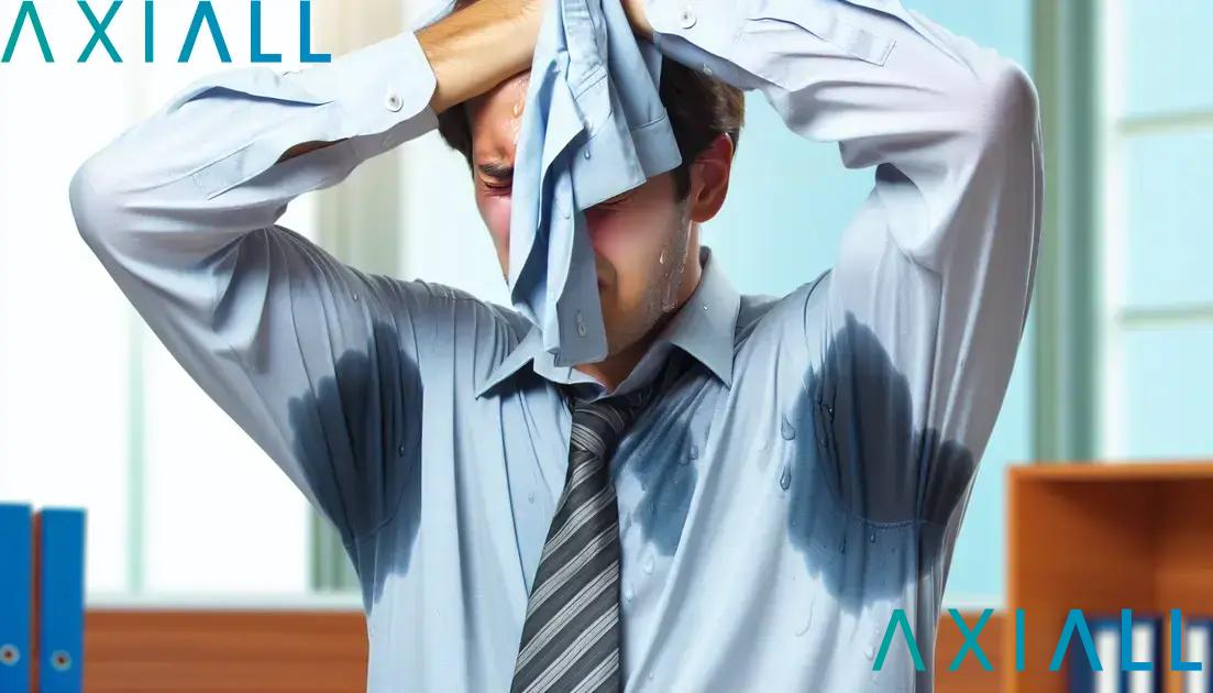 Como controlar o suor excessivo nas axilas